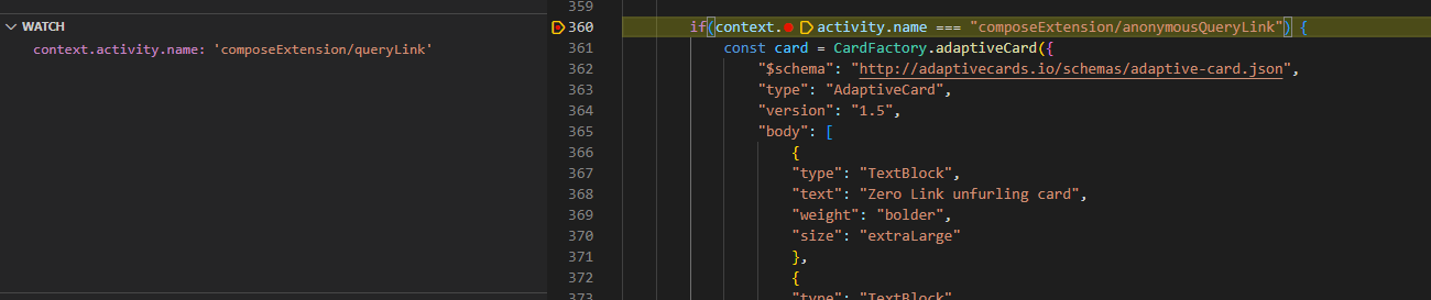 Teams app does not send composeExtension/anonymousQueryLink invoke request · Issue #895 ...