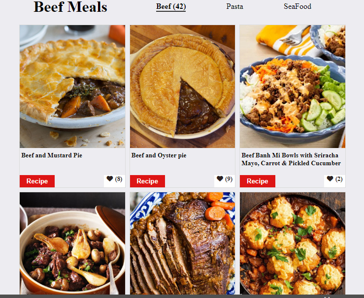 GitHub - IngDavidTM/capstone-javascript-API: Our webpage features meal recipes accessed through ...