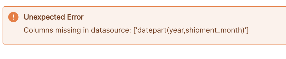 Error Upgrading Bar Charts With Sql Functions In Series To Superset 10 