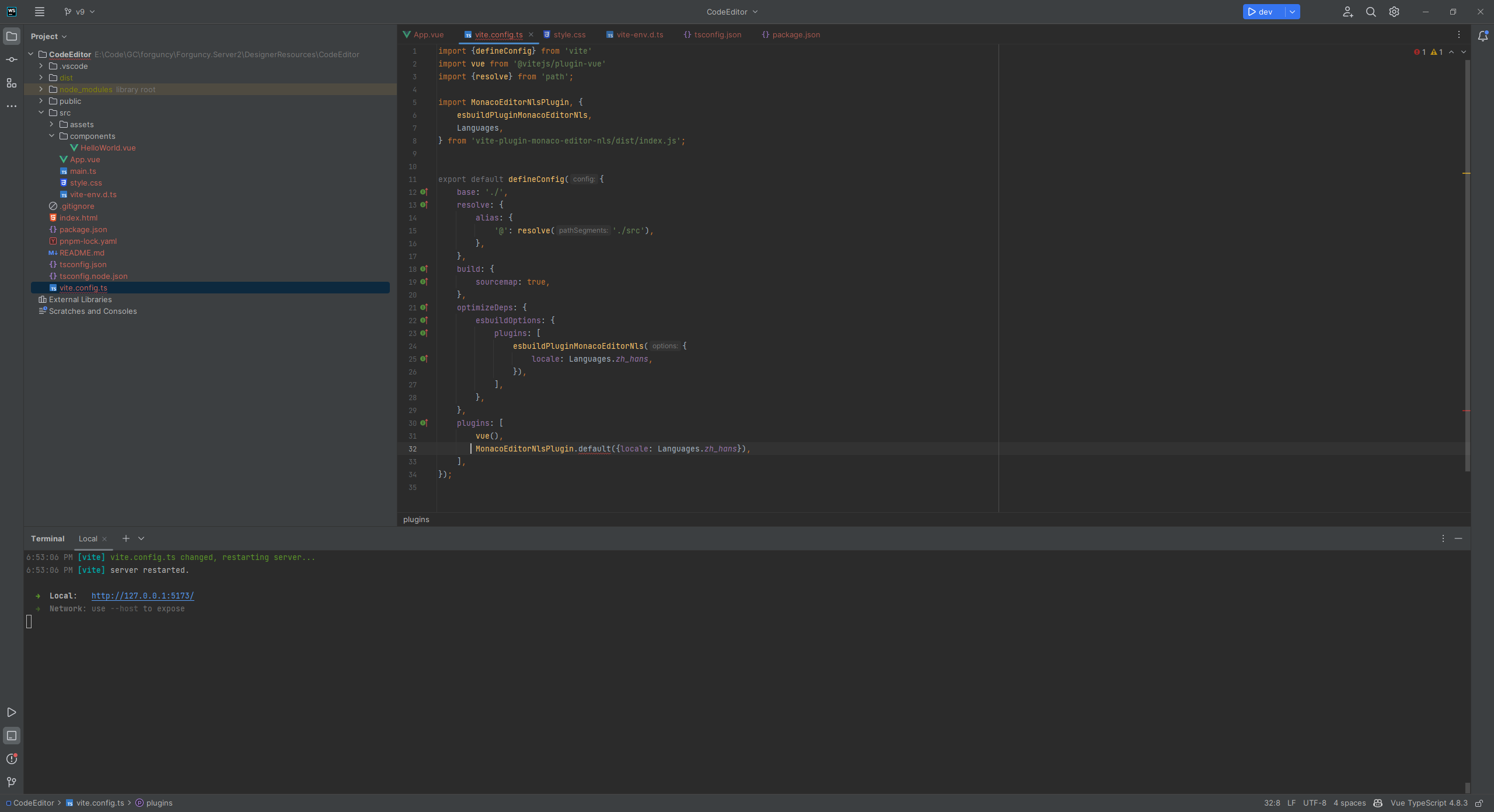 3.0 版本没有效果 · Issue #3 · pearone/vite-plugin-monaco-editor-nls · GitHub