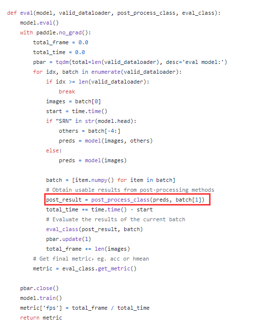 训练到eval阶段卡住问题。 · Issue #1892 · PaddlePaddle/PaddleOCR · GitHub