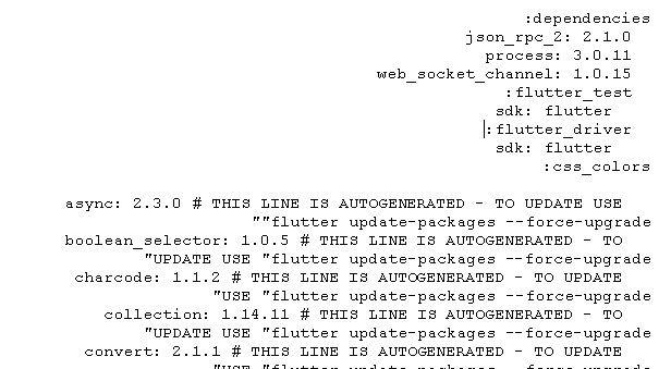 problem with adding a package dependency to ann app · Issue #42357 · flutter/flutter · GitHub