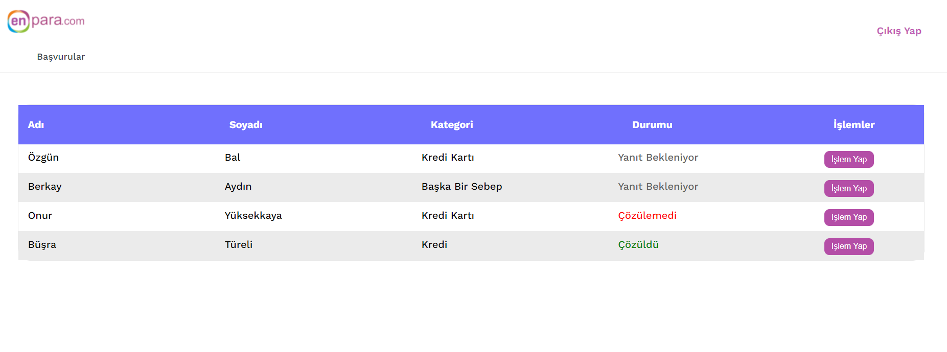 GitHub - onur-yuksekkaya/application-form