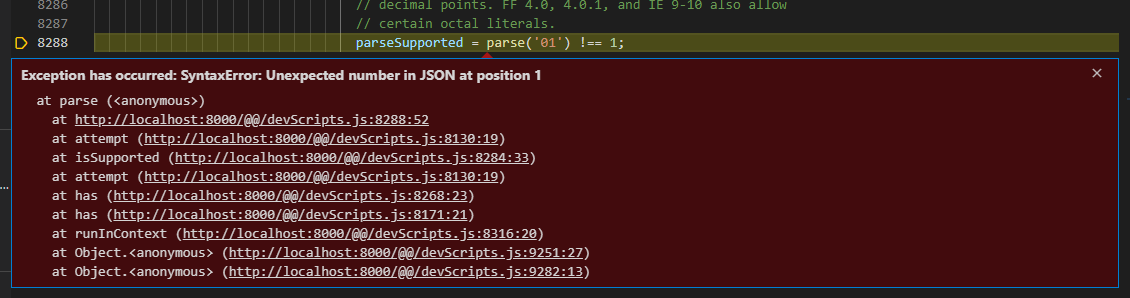 [Bug]重新安装依赖后报错了： Unexpected token in JSON at position 1 at parse ( ) · Issue #5857 · umijs/umi ...