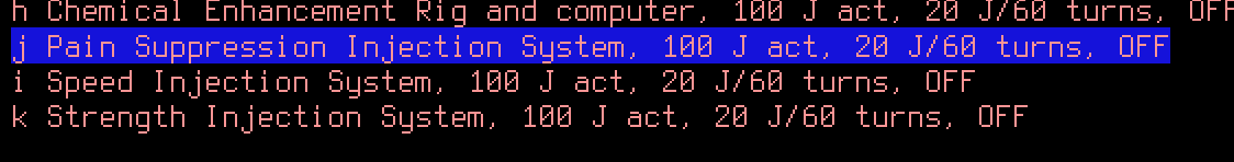 Pain Suppression Injection System bionic has a broken effect · Issue #65990 · CleverRaven ...