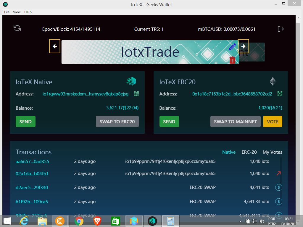 Problem trying to swap the Iotex to IotexE tokens · Issue #20554 · electron/electron · GitHub