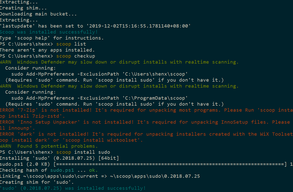 无法将 scoop.sp1 项识别为 cmdlet、函数、脚本文件或可运行程序的名称 · Issue #633 · neolee/pilot · GitHub