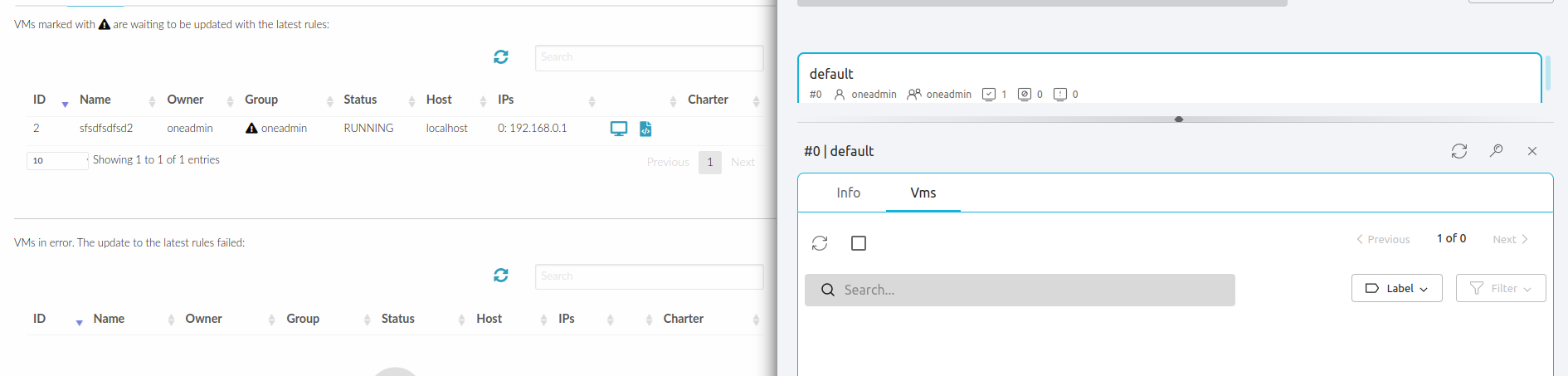 [Sunstone] Security Groups · Issue #5903 · OpenNebula/one · GitHub