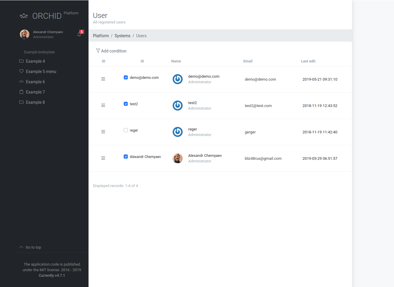 Use checkbox in table · Issue #874 · orchidsoftware/platform · GitHub