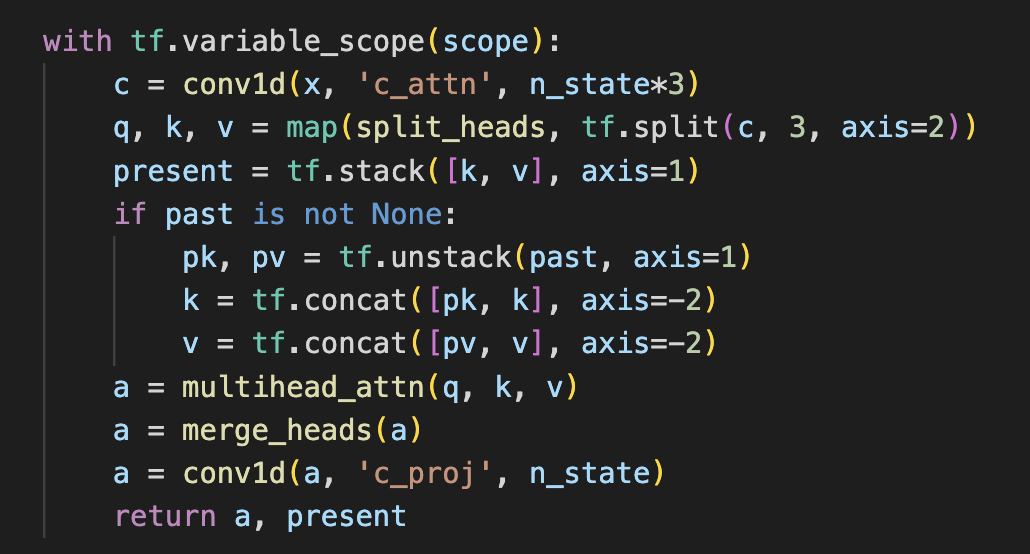 Prepending previous K,V output of attn to current KV · Issue #148 ...