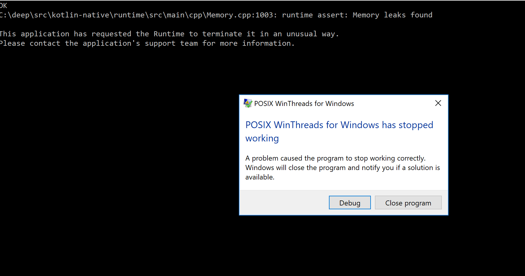 Error Running Worker Sample On Windows 10 · Issue 1195 · Jetbrains Kotlin Native · Github