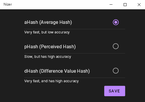 Writing GUI code for algorithm selection · Issue #16 · Glitched-Bacons/Nizer · GitHub