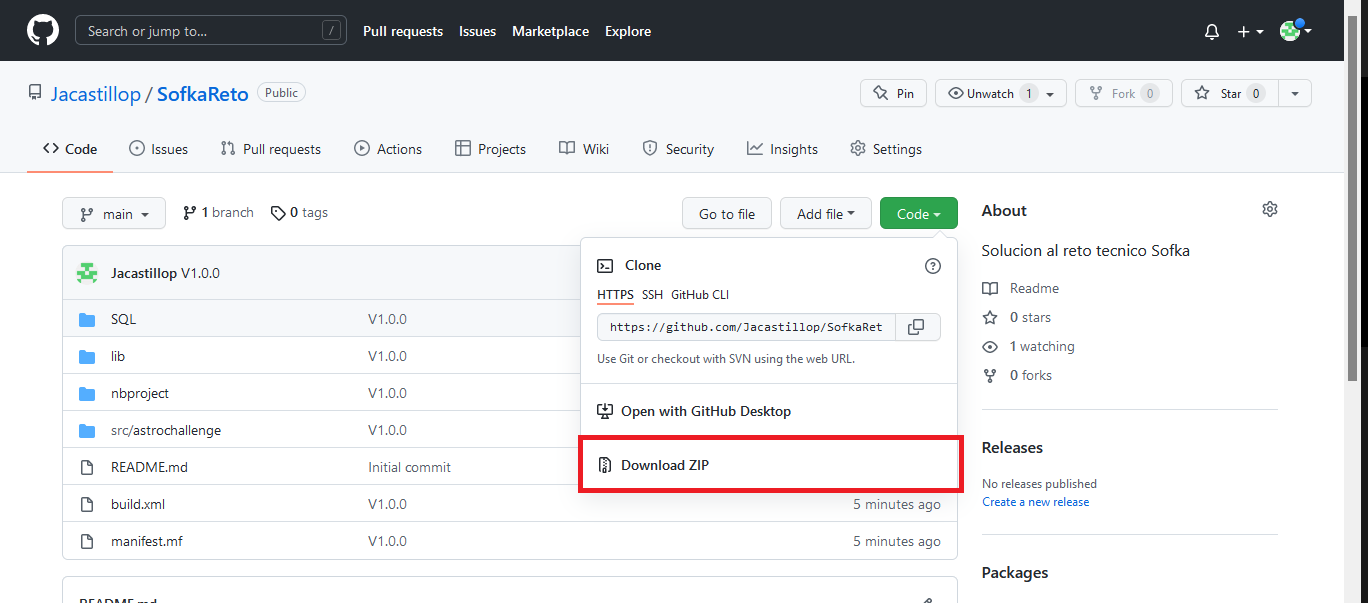 GitHub - Jacastillop/SofkaReto: Solucion al reto tecnico Sofka