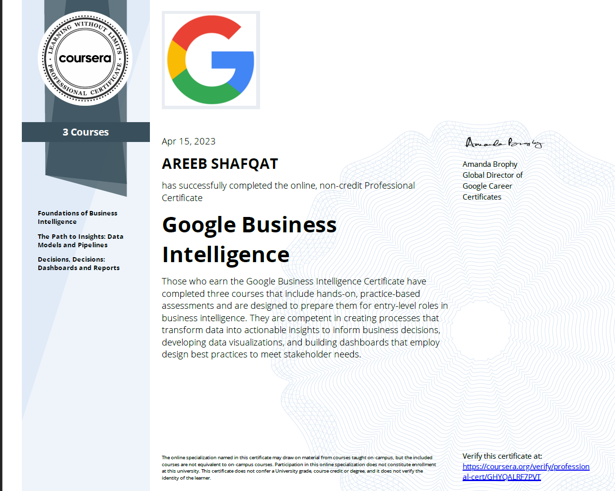 GitHub - Areeb297/Google-Business-Intelligence-Certificate