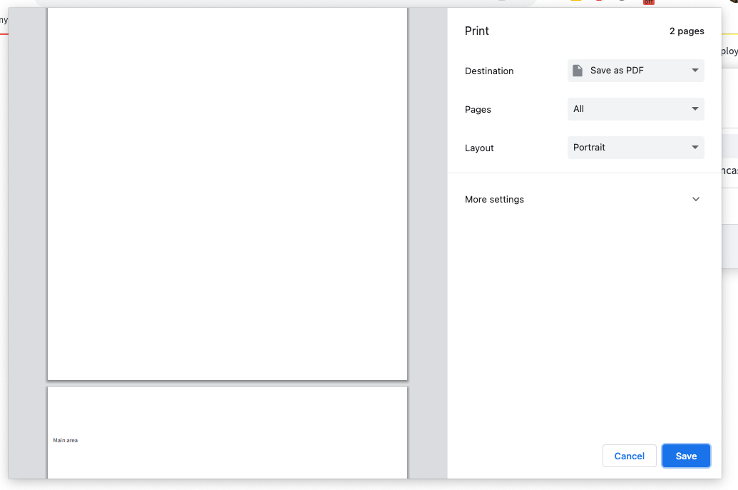 First page is blank when printing and sidebar is collapsed · Issue ...