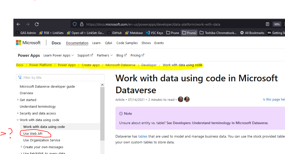 Possibly misconfigured TOC and bread crumb · Issue #2984 · MicrosoftDocs/powerapps-docs · GitHub