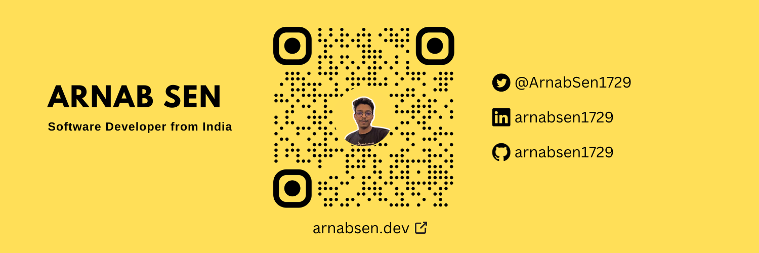 arnabsen1729 (Arnab Sen) · GitHub