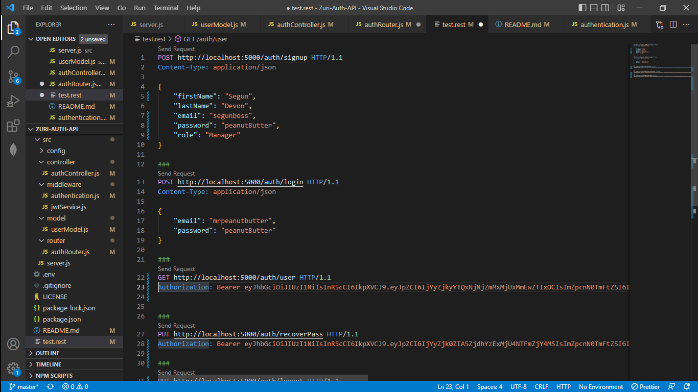 GitHub - justWeird/Zuri-Auth-API: This is an implementation of the authentication and ...