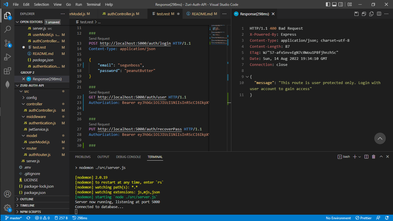 GitHub - justWeird/Zuri-Auth-API: This is an implementation of the authentication and ...