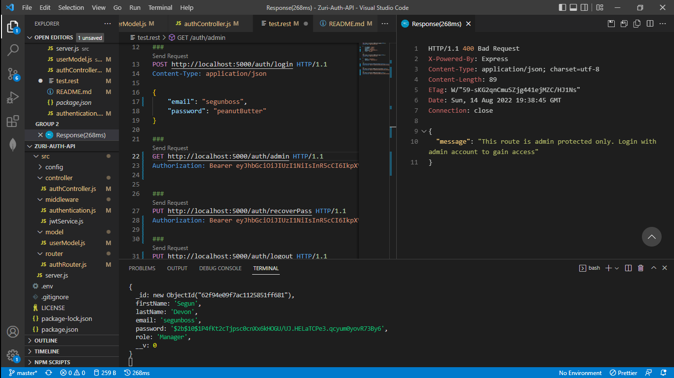 GitHub - justWeird/Zuri-Auth-API: This is an implementation of the authentication and ...