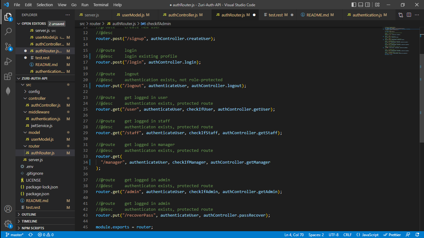 GitHub - justWeird/Zuri-Auth-API: This is an implementation of the ...