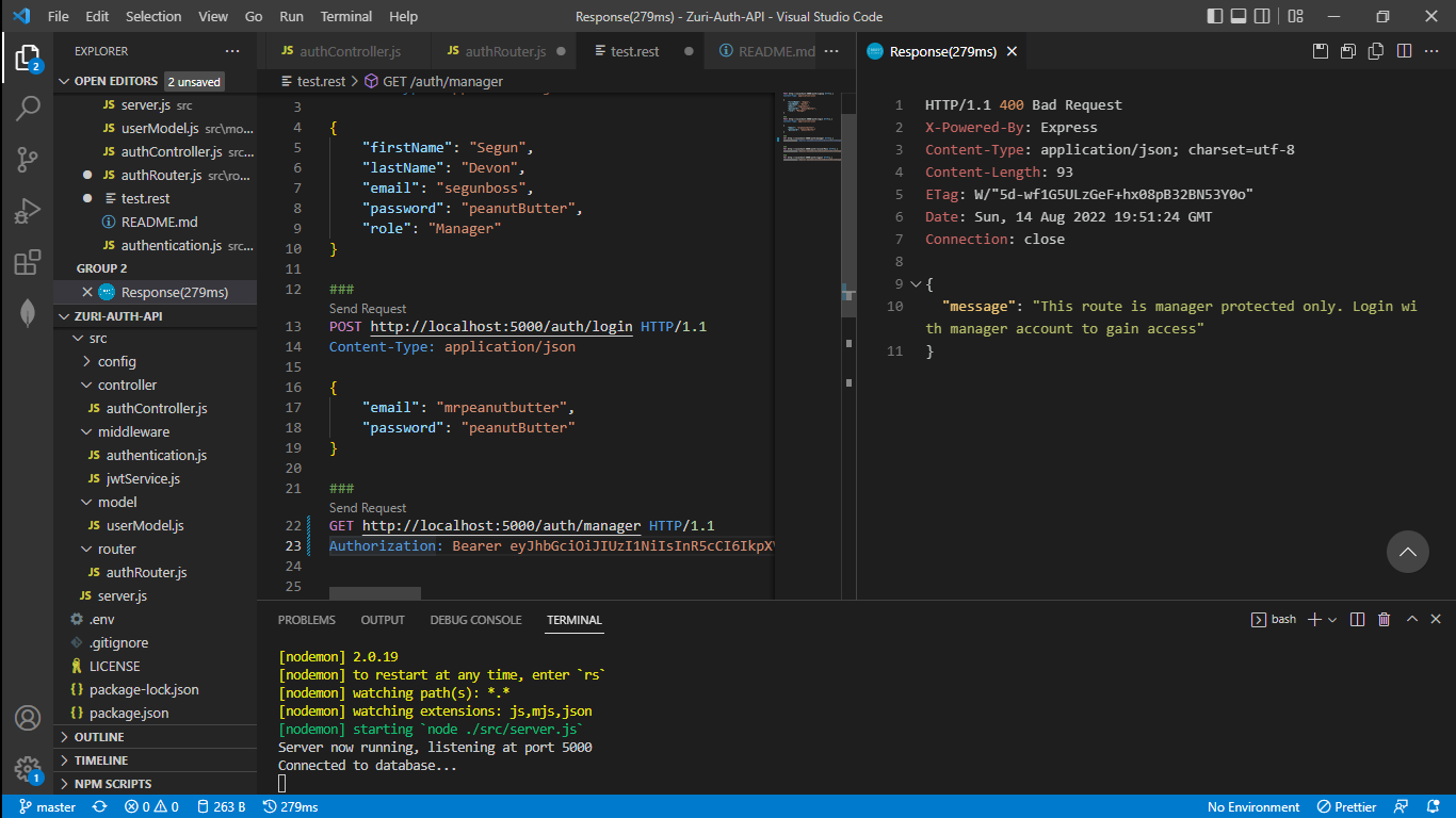 GitHub - justWeird/Zuri-Auth-API: This is an implementation of the authentication and ...