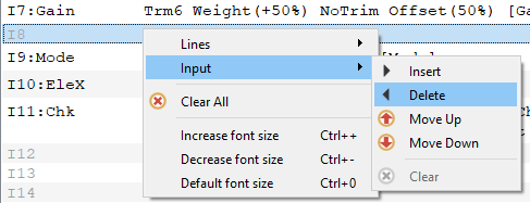 Deleting an input in companion "destroys" model · Issue #8418 · opentx/opentx · GitHub