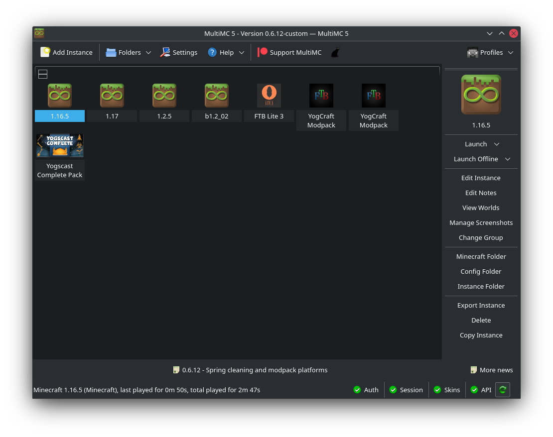 Instance Session playtime · Issue #3930 · MultiMC/Launcher · GitHub