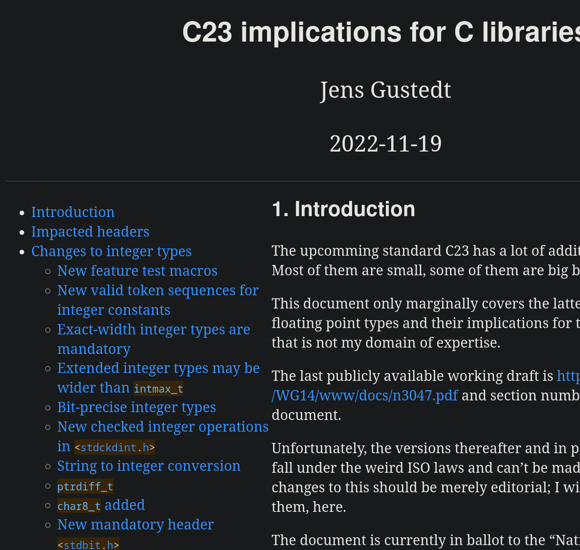 [Broken Website] C23 implications for C libraries · Issue #10349 · darkreader/darkreader · GitHub