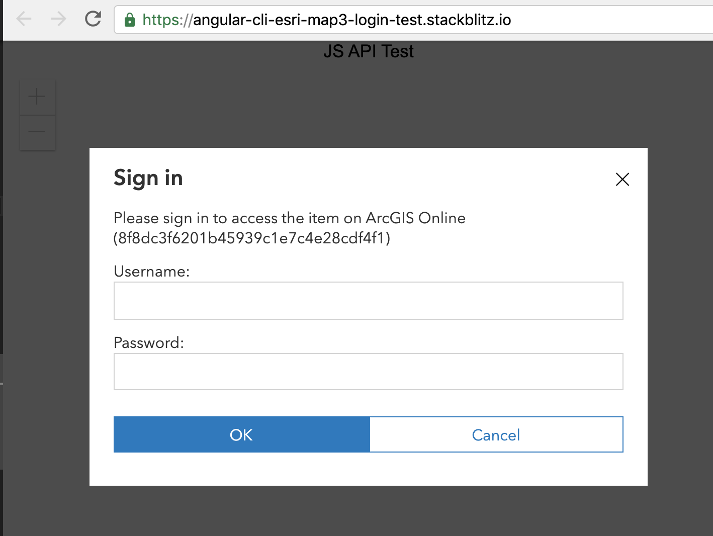 Esrisignindialog Broken In Js Api 415 Using The Angular Cli And Esri