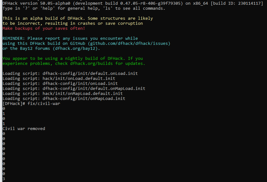 Script pulling civilization diplomacy data doesn't actually return data. · Issue #2631 · DFHack ...