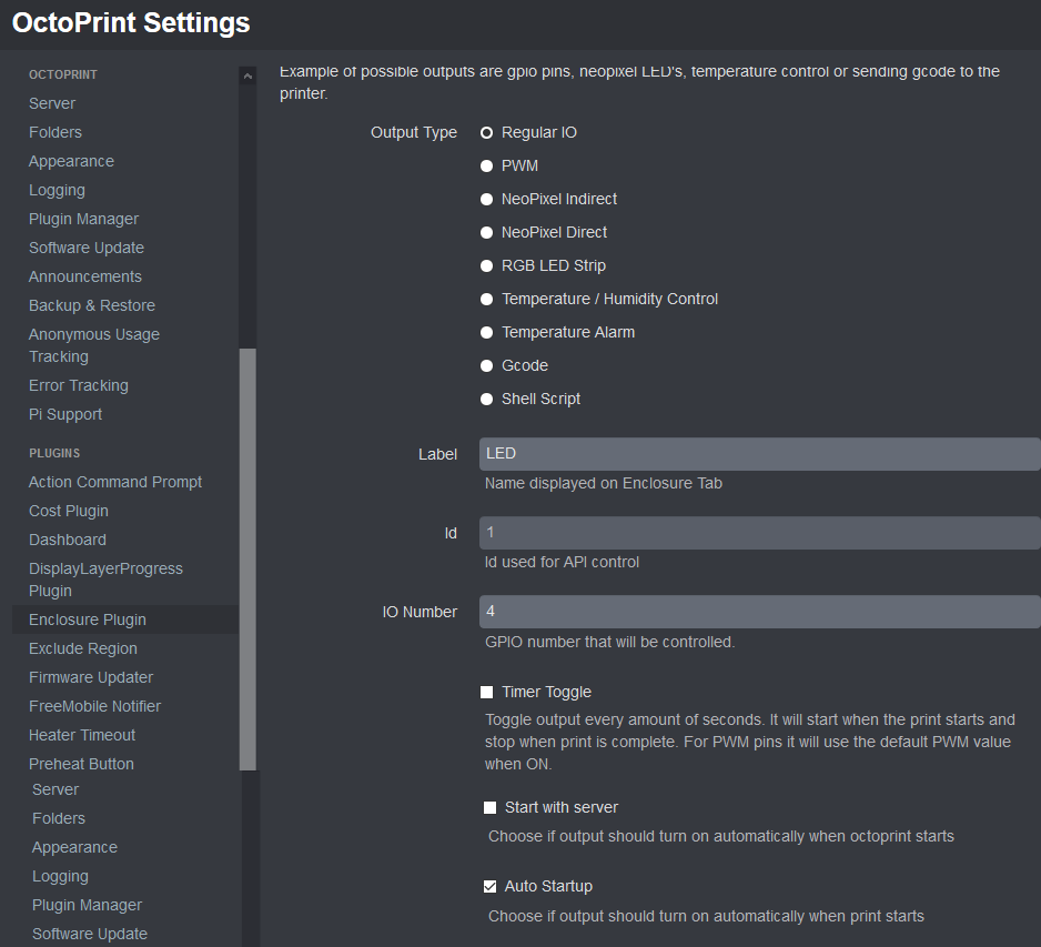 Led Status toggle each print when Auto Startup option selected · Issue ...