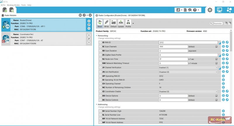 PX4 cube mission planner setting (using xbee S2C pro module ) · Issue ...