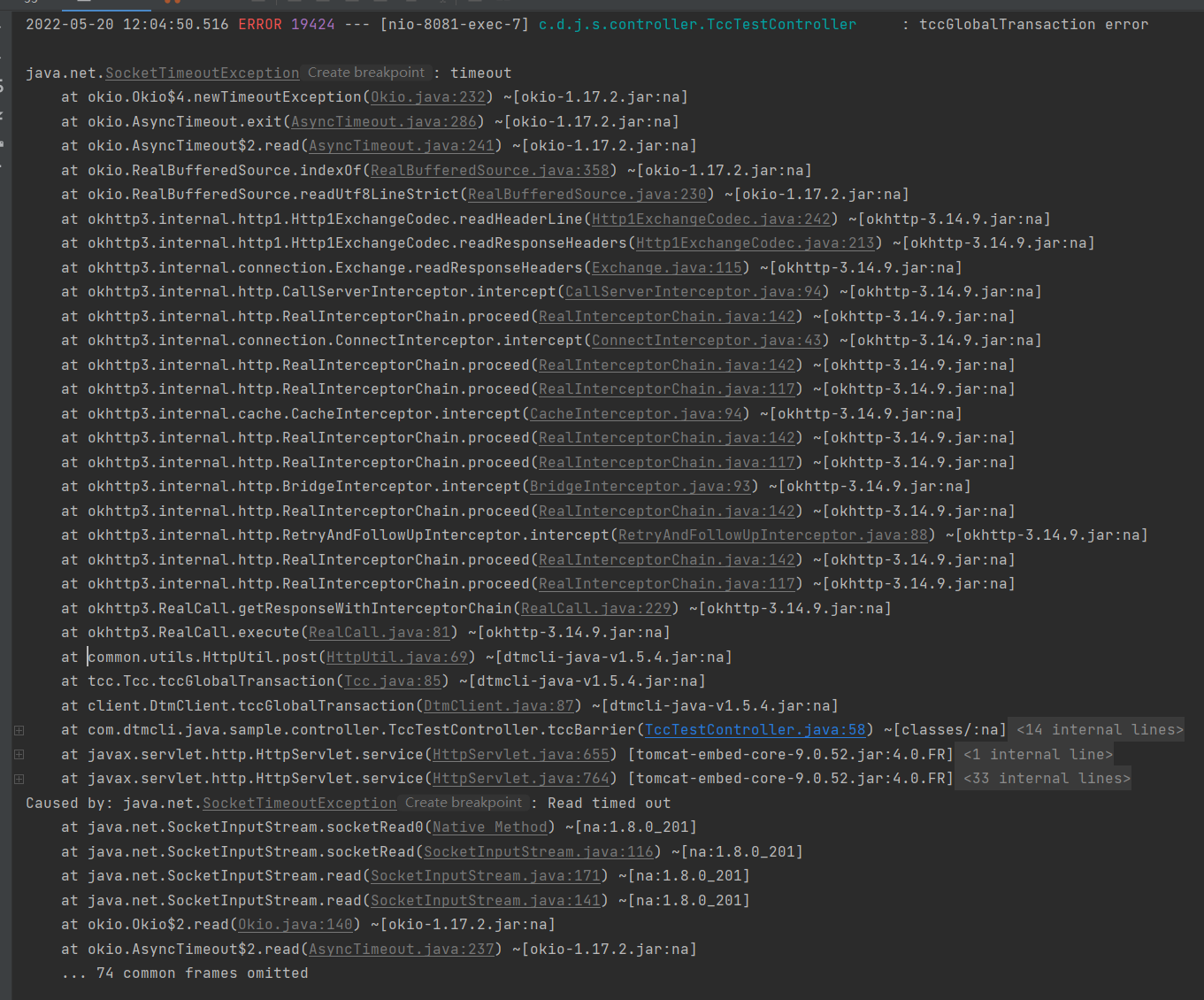 DTM有一次连接try超时之后，之后再重新连接DTM时会一直出现读超时 · Issue #296 · dtm-labs/dtm · GitHub