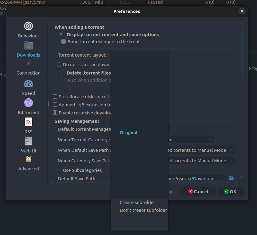 Dropdown menu renders wrongly on Ubuntu · Issue #10 · dracula/qbittorrent · GitHub