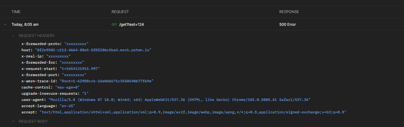 Mock server doesn't invoke correct example if calling from non-postman ...