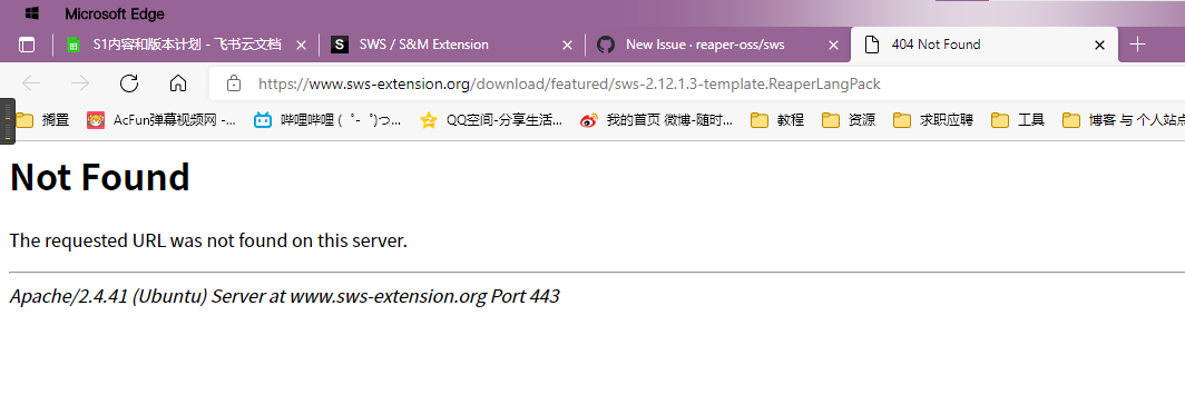 Can't download 2.12.1.3-template.ReaperLangPack, file not found · Issue ...