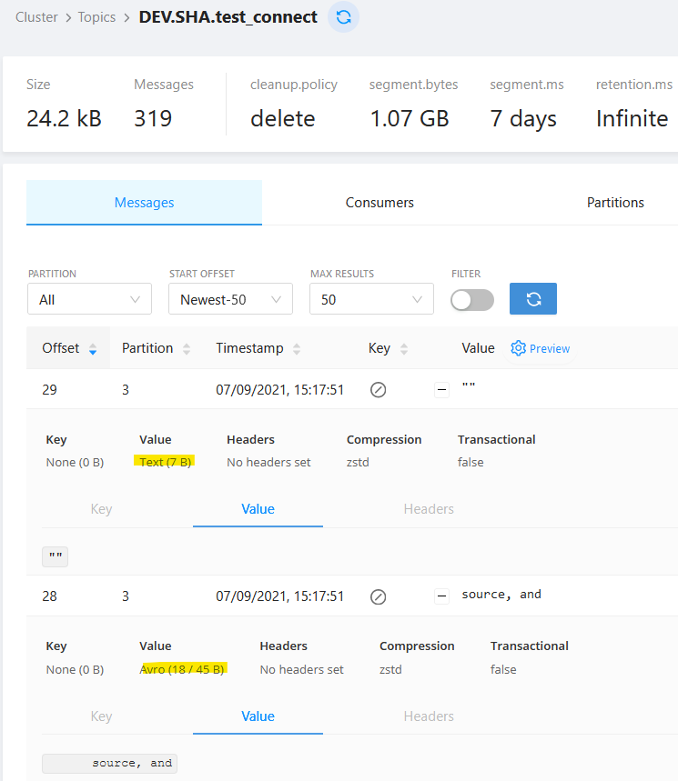 Message Metadata Json Data Classified As Type Avro · Issue 253 · Redpanda Data Console · Github