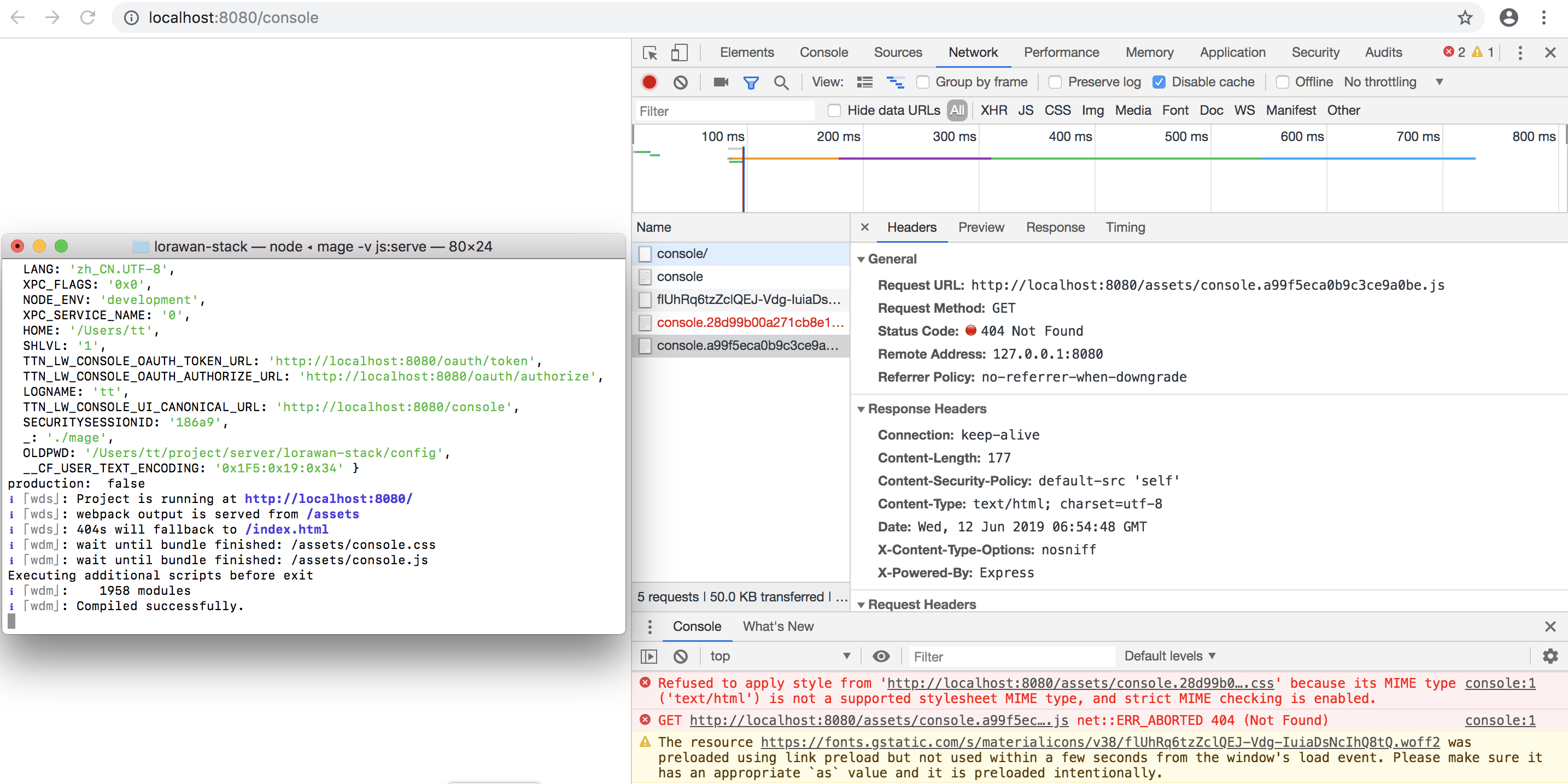Can not serve the frontend for development · Issue #805 · TheThingsNetwork/lorawan-stack · GitHub