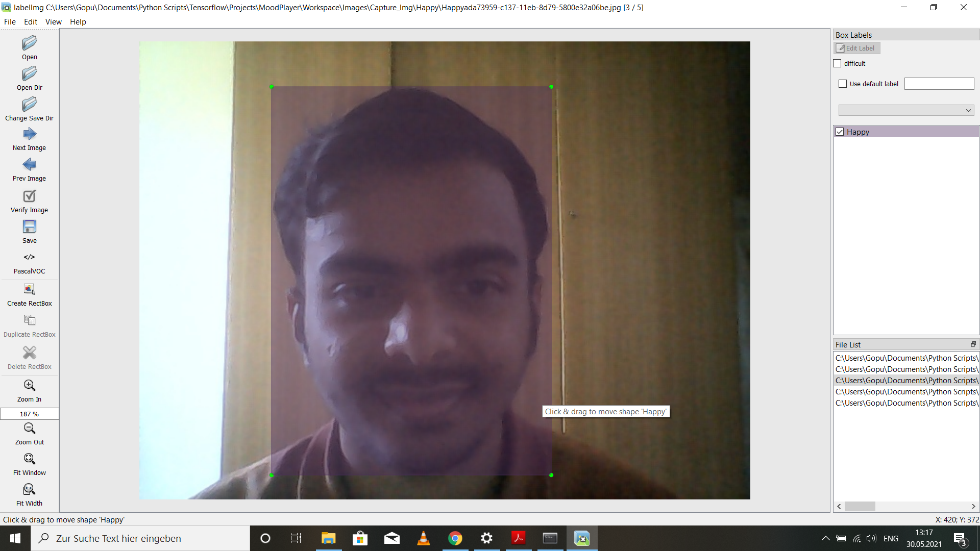 GitHub - Gnopal1132/Mood-Player: Mood Player is an Deep learning Object detection model used for ...