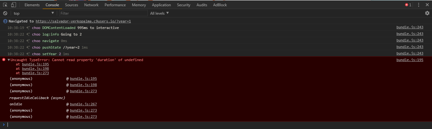 Uncaught TypeError: Cannot read property 'duration' of undefined · Issue #84 · choojs/choo-log ...
