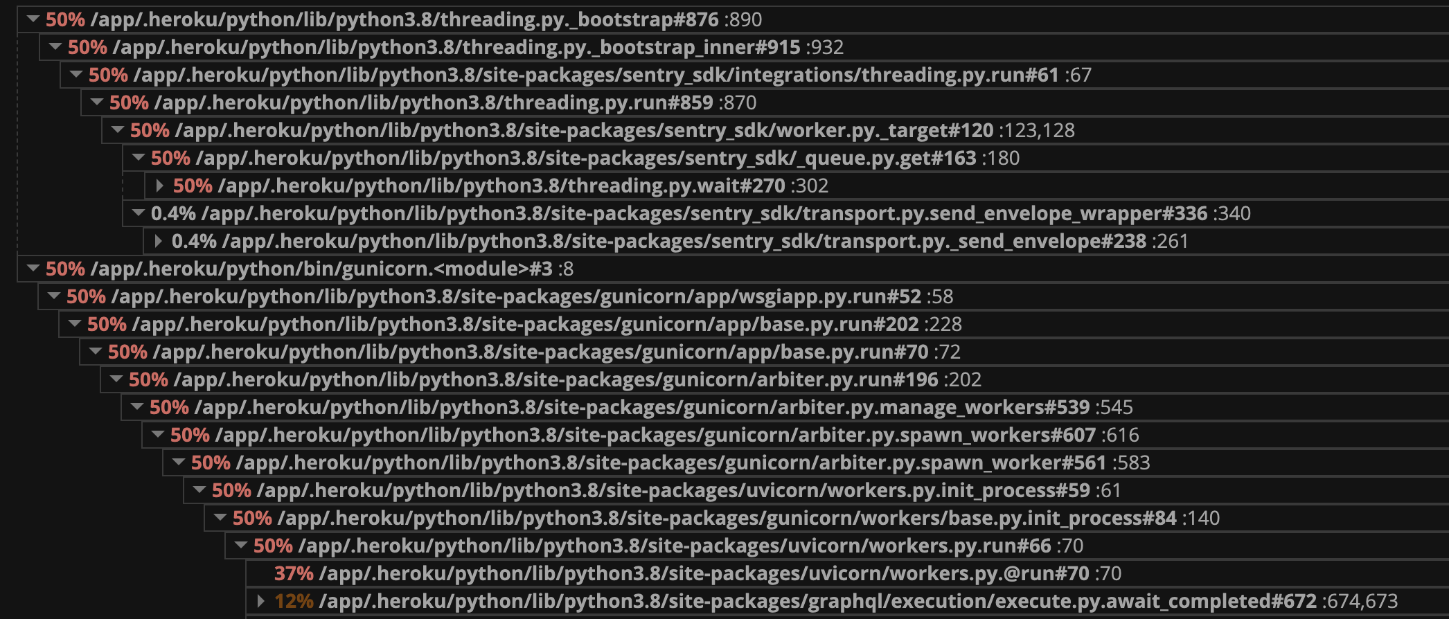 Performance Monitoring with Starlette (asgi) Leads to Doubling of ...