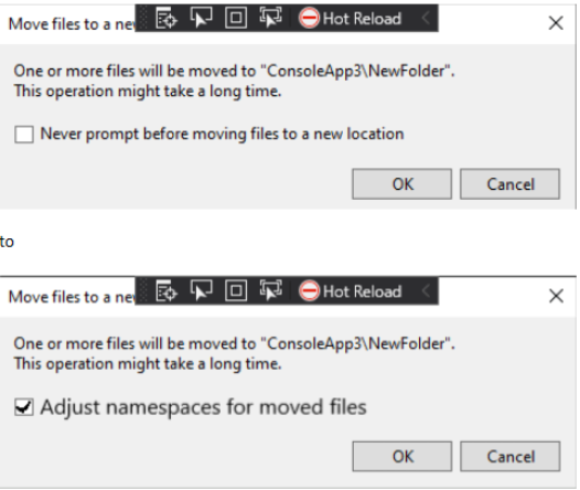 Fix Ux For Namespace Update · Issue 6867 · Dotnetproject System · Github