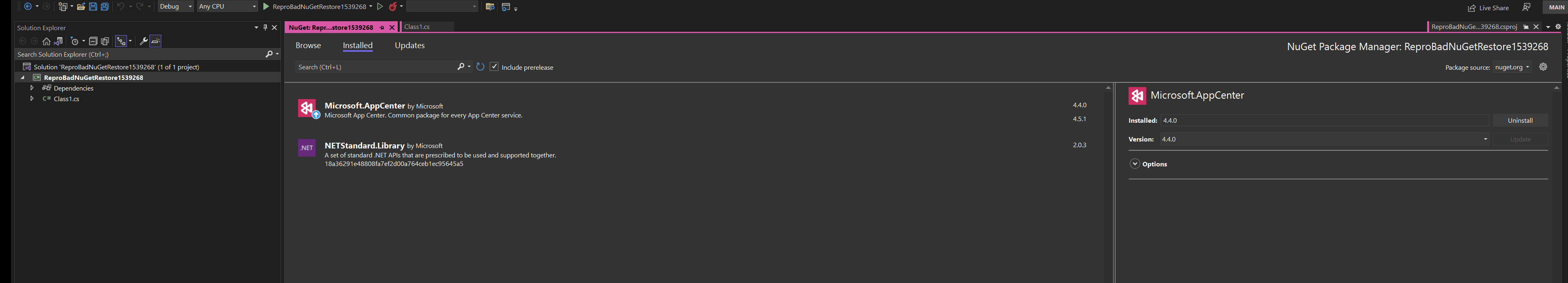 VS does not stop restoring · Issue #8326 · dotnet/project-system · GitHub