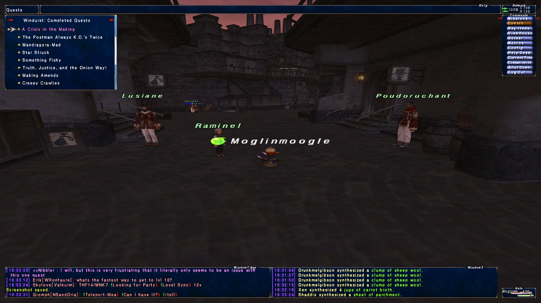 Cannot flag Mog Safe quest due to reputation bug · Issue #1728 · EdenServer/community · GitHub