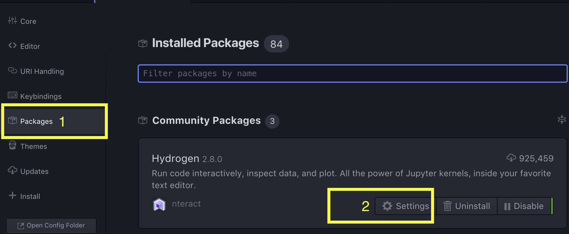 Local Import doesn't work · Issue #1226 · nteract/hydrogen · GitHub