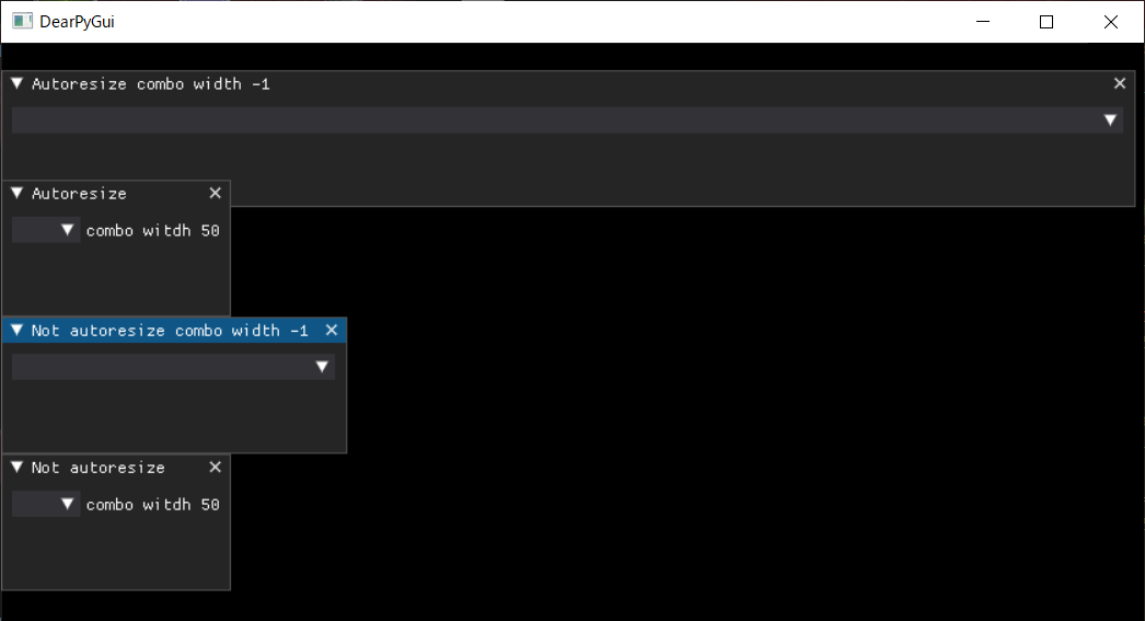 Label part of a combo is not drawn when width = -1 · Issue #1287 · hoffstadt/DearPyGui · GitHub