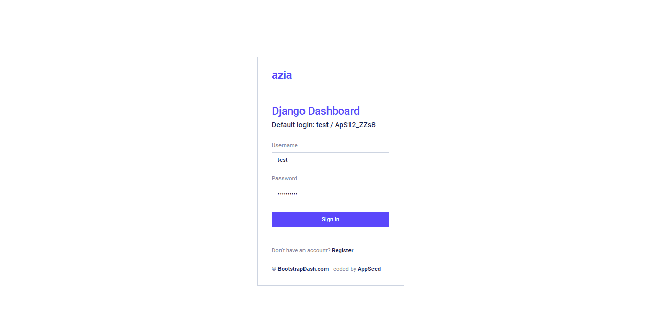 GitHub - disruptive-tech-community/django-azia: Django Dashboard - Azia ...