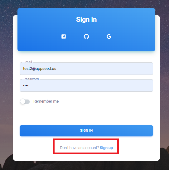 SignIN / SignUP - Pages Not linked · Issue #3 · app-generator/react-material-kit · GitHub