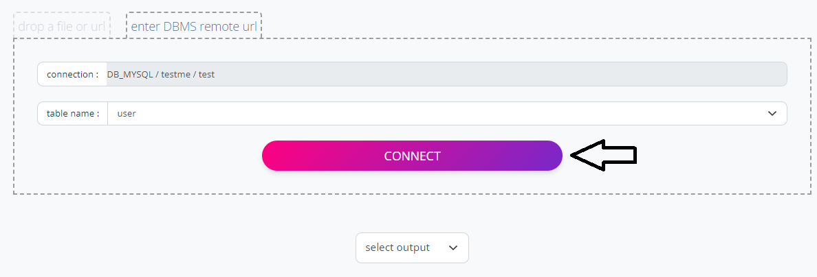 Remote Db Processing Hide Connect Button Once The Connection Is Made · Issue 51 · App 